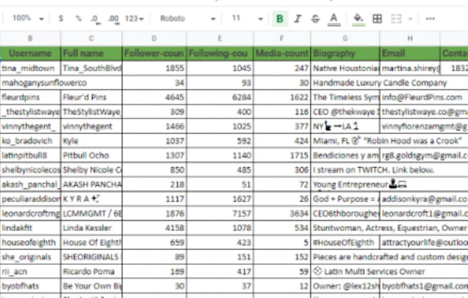 Do data entry, manual excel work, word to excel data convert by Webp93 ...