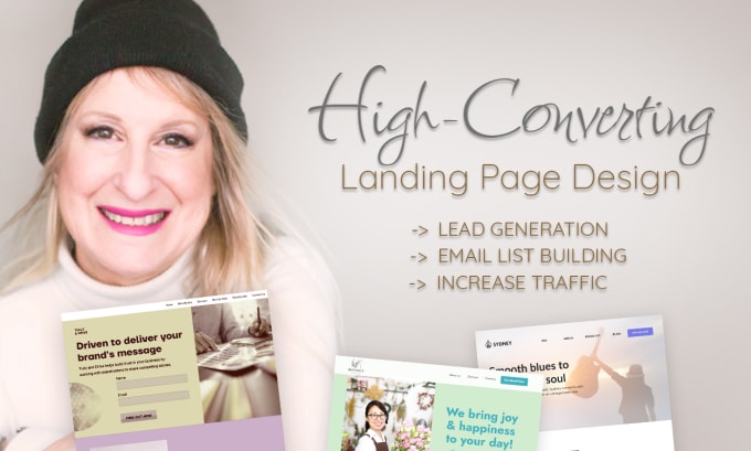 Create a high converting landing page by Vanbcdesigner | Fiverr
