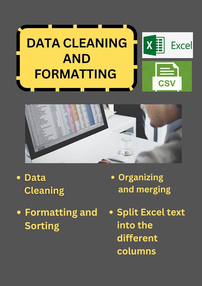 Do Data Cleaning Formatting And Manipulation For Both Excel And Csv Files By Abhishek2202aro
