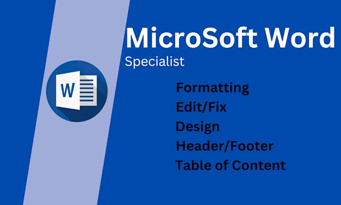Professionally format and design microsoft ms word documents by Edge ...