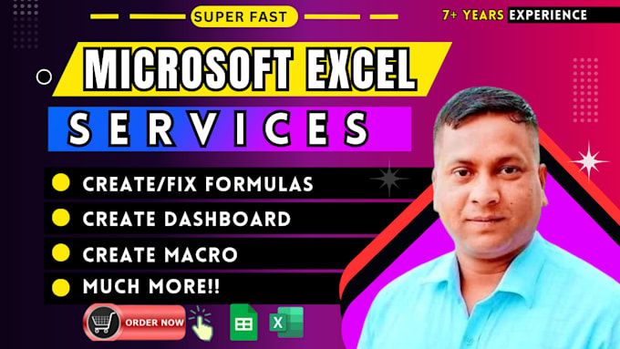 Create or fix any excel formula and macros in excel spreadsheet by Excel_bird | Fiverr