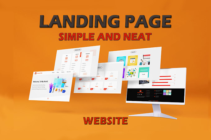Build your responsive custom landing page by Hoseldin | Fiverr