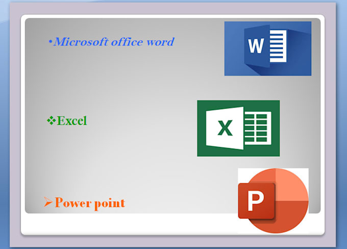 Create ms word, excel, power point and data entry for you by Nabeela_ashraf | Fiverr