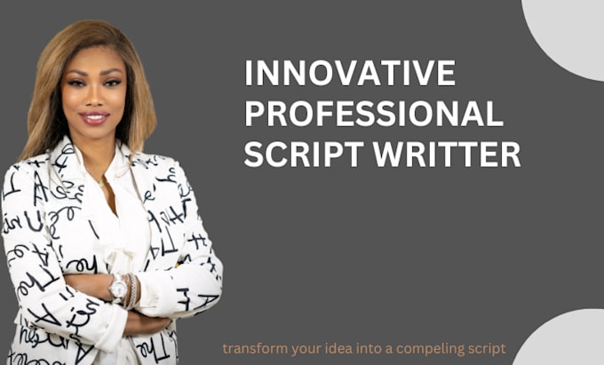 Be your professional movie script writer, screenplay and film ...