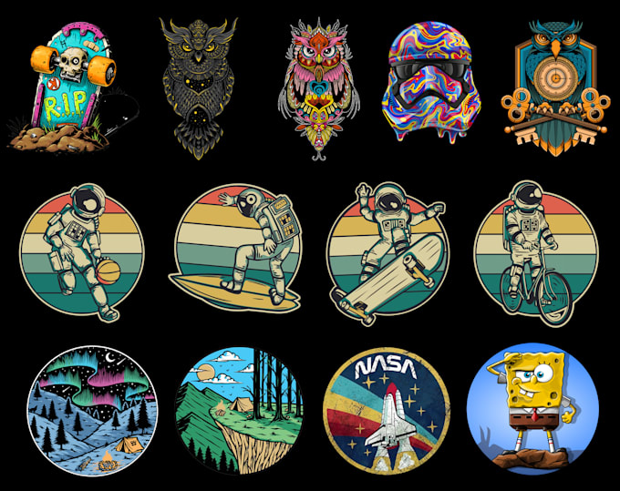 Do a cool tshirt design for your clothing for esty, merch by ...