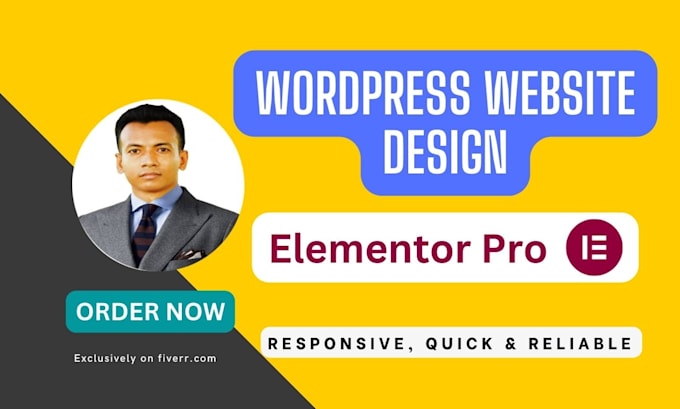 Design your wordpress website or elementor website using elementor pro by Ur_techexpert | Fiverr