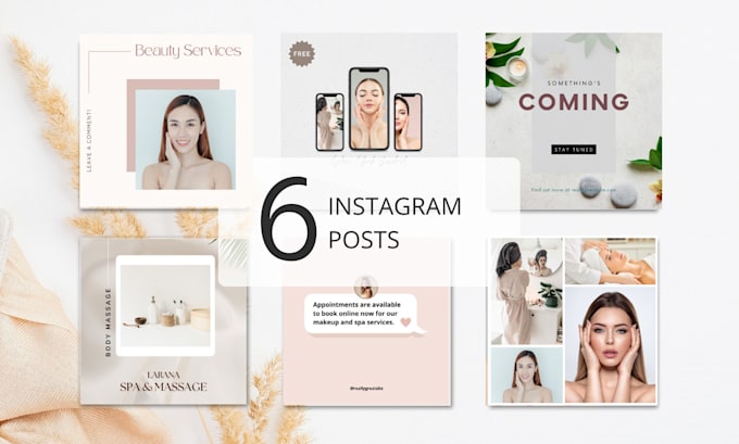 Design instagram posts, editable templates in canva by Alisa_graphics1 ...
