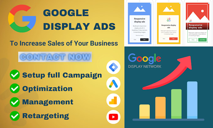 Setup google display ads campaign for retargeting by Gowithmamun | Fiverr