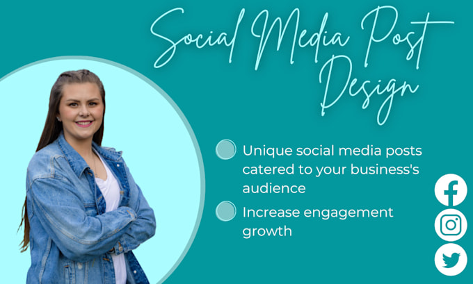 Create social media posts to promote your business by Madison_sweet ...