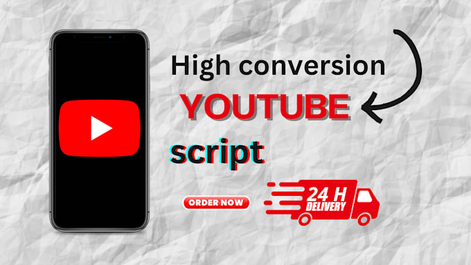 Write a high conversion youtube script by Zekridiji | Fiverr