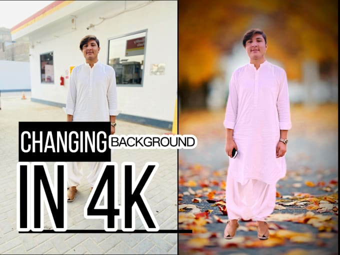 Do changing background in high quality by Kingarehman | Fiverr