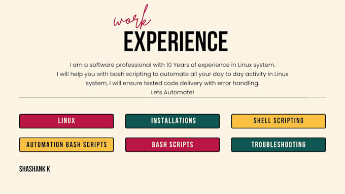 Create Or Fix Your Bash Shell Script And Shell Automation Scripts By Shashank035 Fiverr