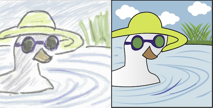 Create a vector illustration any drawing by Alxxond | Fiverr