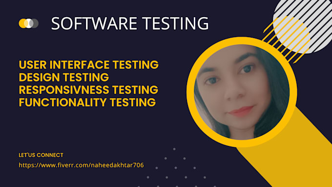 Qa user interface and responsiveness of your website by Naheedakhtar706 ...