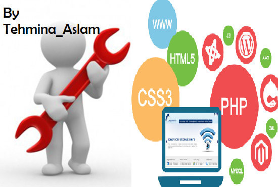 Fix Html Css Errors Im Web Designer And Developer By T3hmina Fiverr
