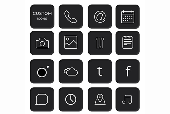 Create custom icons set favicon website icon flaticon design by ...