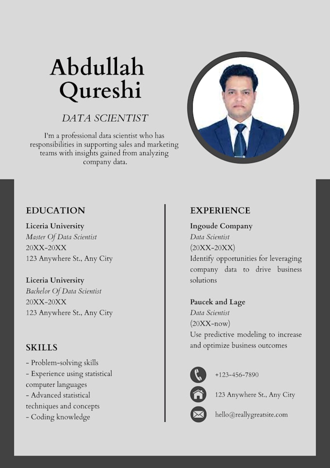 Get you the job of your dreams through expert cv, resume,cover letter writing by Saba_ashraf1023 ...