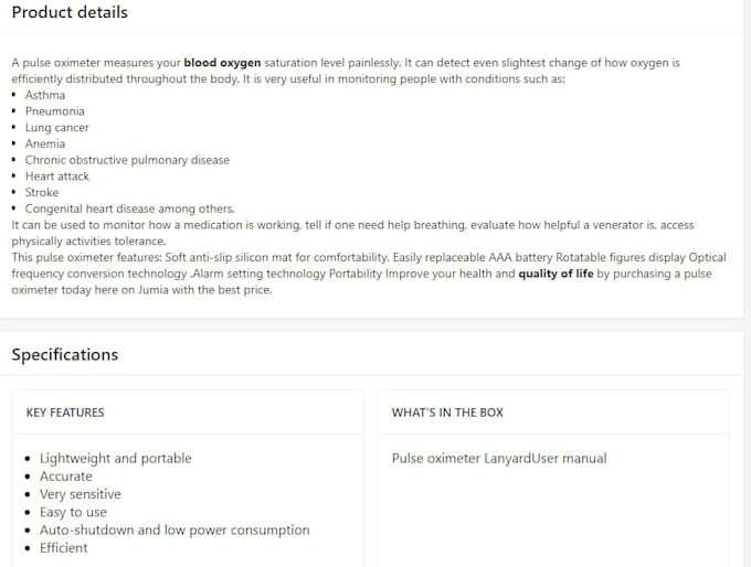 Write good product descriptions for your online stores and products by Briangicheha | Fiverr