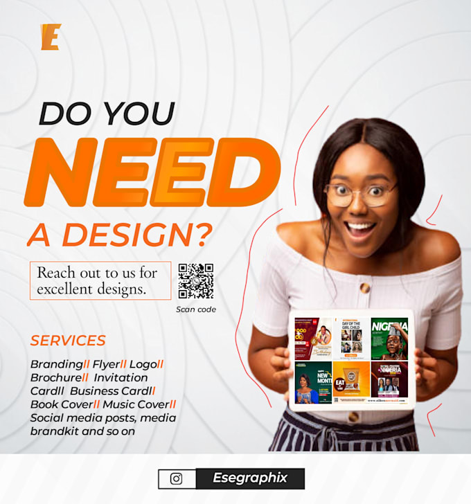 Create visually appealing designs for you by Eseoghenemorris | Fiverr