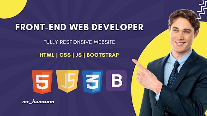 Build a static website using html, css, and javascript by Mr_humaam ...