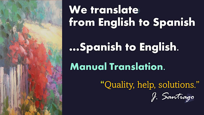 Translate from english to spanish and spanish to english by ...