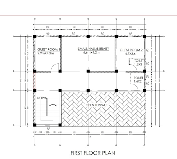 Making floor plans,elevation, section of residential house by Bhimbk405 ...