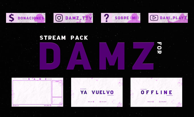Design a professional twitch overlay for your streams by S1thdesigns ...