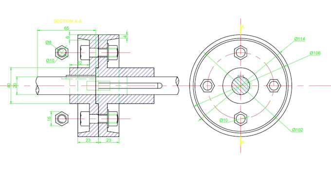 Complete your order in 2d technical drawing projection by Hungpham347 ...