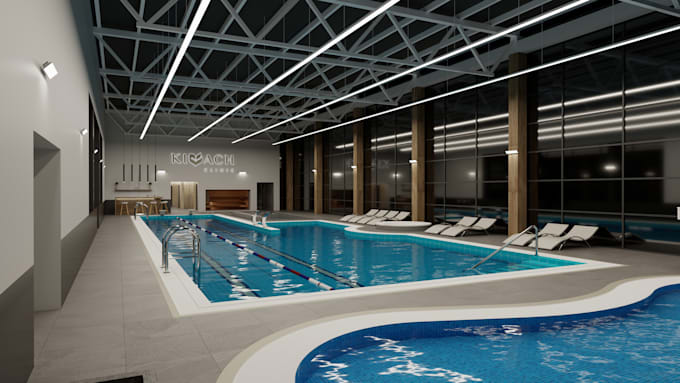 3d interior design of commercial objects by Alexgilev93 | Fiverr
