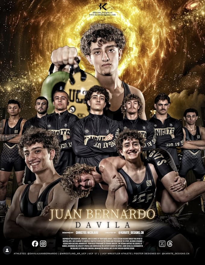 Design professional sports posters for athletes and events by ...