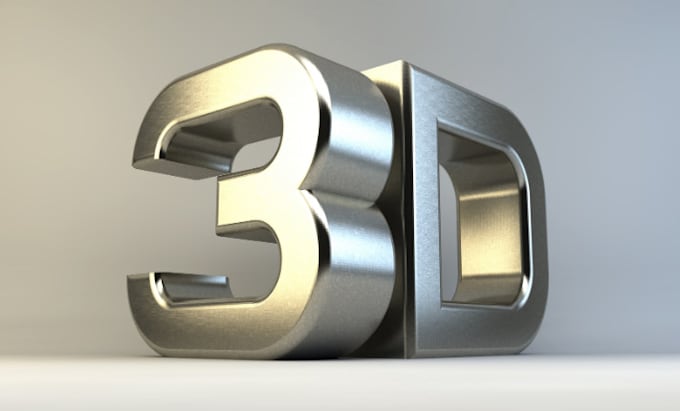 3 d logo design by Mertmuraz | Fiverr