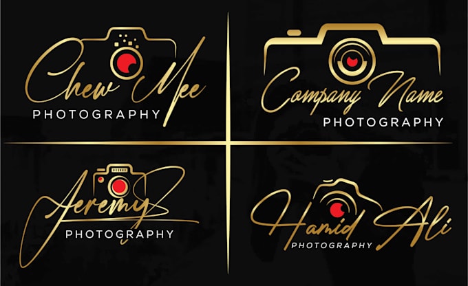Design modern unique fancy classy photography watermark,luxury or ...