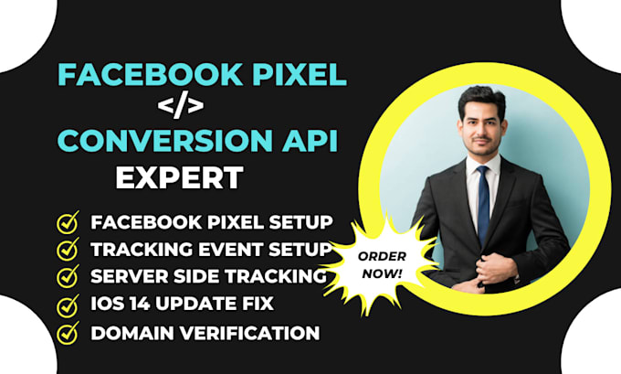 Setup facebook pixel conversion api and fix ios 14 update by Amod_ppcexpert | Fiverr