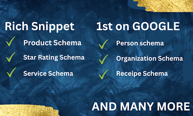 Setup rich snippet, schema markup on wordpress website by Seo_mentor786 | Fiverr