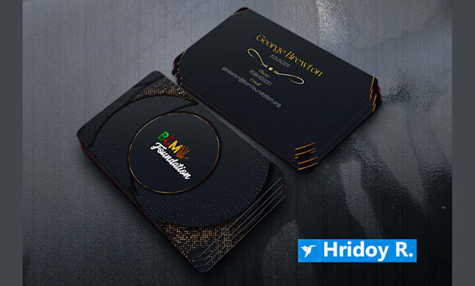 Create 2 different business card design with print ready by ...