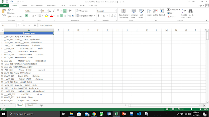 Clean your excel file as per your needs by Muhammdhunain | Fiverr