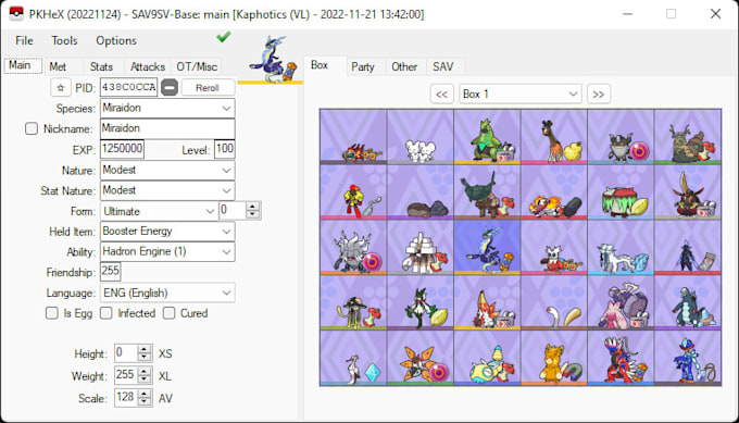 Pkhex service scarletviolet, swordshield and bdsp by Weebnmva | Fiverr