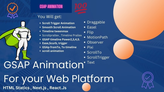 Do Gsap Animation For Your Front End Web Development By Coders Dude Fiverr