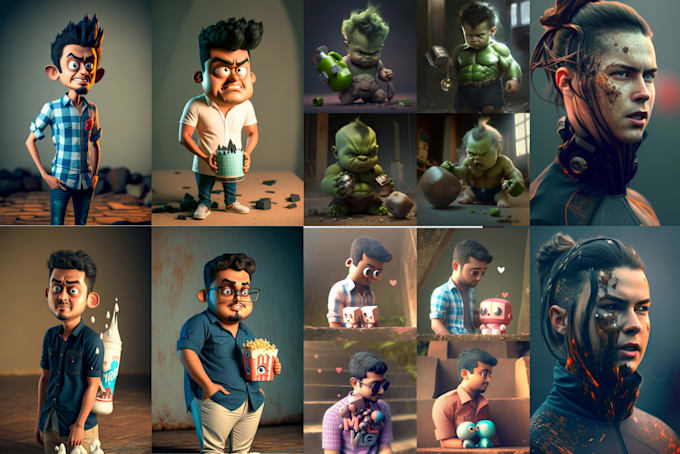 Create your photo into professional realistic 3d vector art by Webttr ...