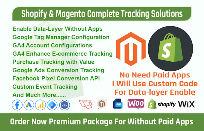 Setup shopify conversion tracking, google ads, ga4 ecommerce by Hello ...