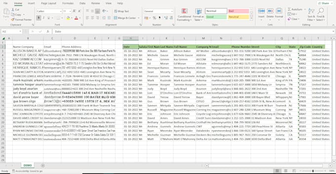 Do data cleaning, data sorting and formatting, removing duplicates by ...