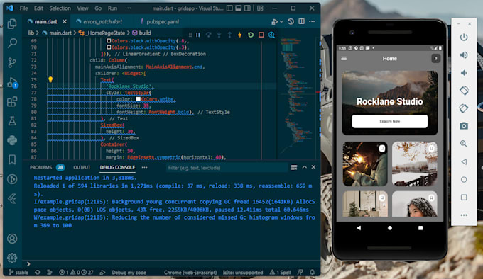 Build your dream mobile app with flutter for ios and android by Eltonfungirai | Fiverr