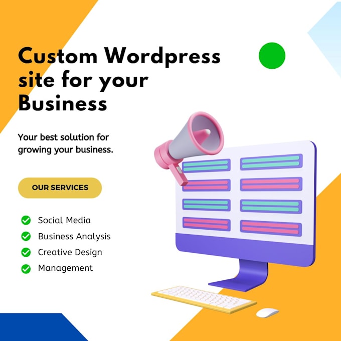 Build your responsive wordpress website design by Haaassan | Fiverr