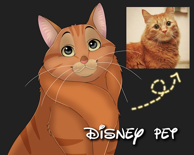 how to draw disney cat
