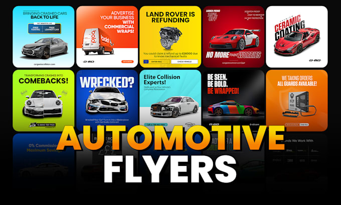 Design automotive ad flyers custom flyers car ads car flyers brochure ...