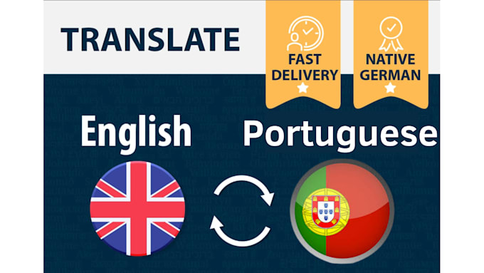 Translate english to portuguese, and portuguese to english by ...