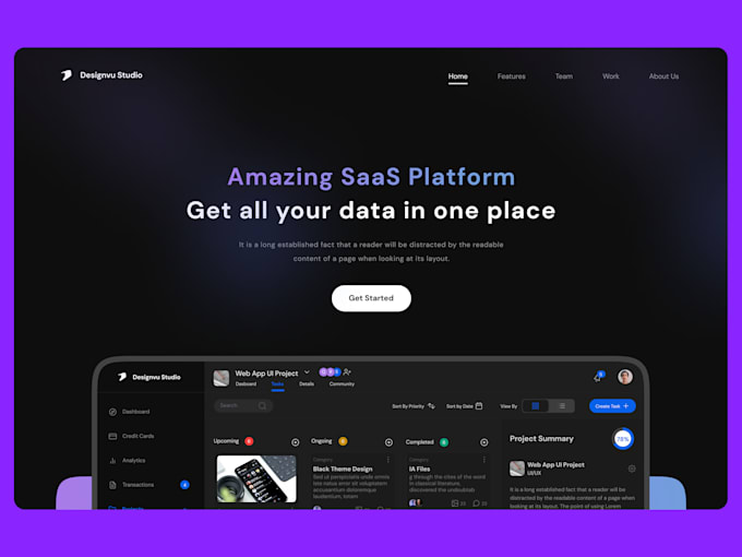 Create attractive landing page design in figma by Reecry | Fiverr