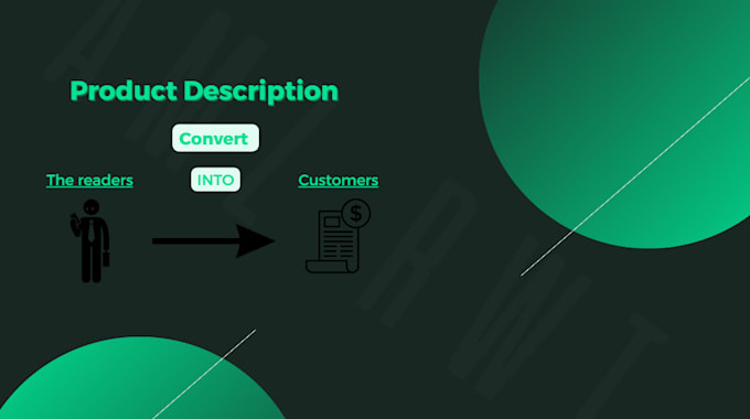 Write you a top market seller description for your product by Amzrwt ...