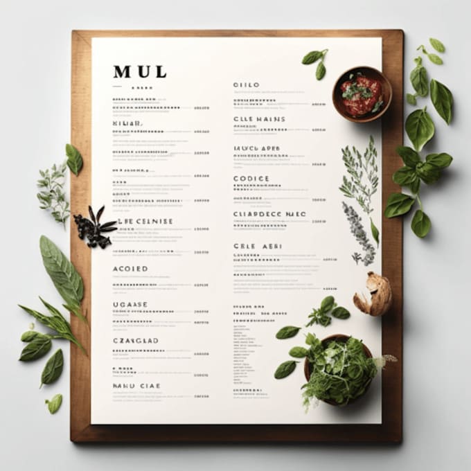 Create a mouth watering restaurant menu design by The3musketeer | Fiverr