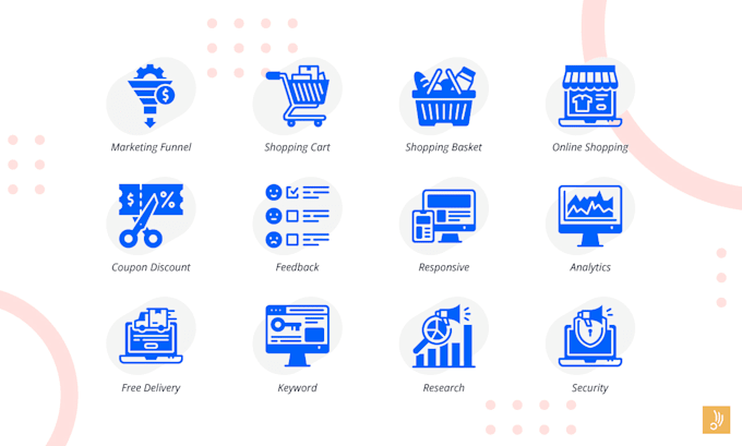 Design svg solid custom icons set by Siipkancreative | Fiverr